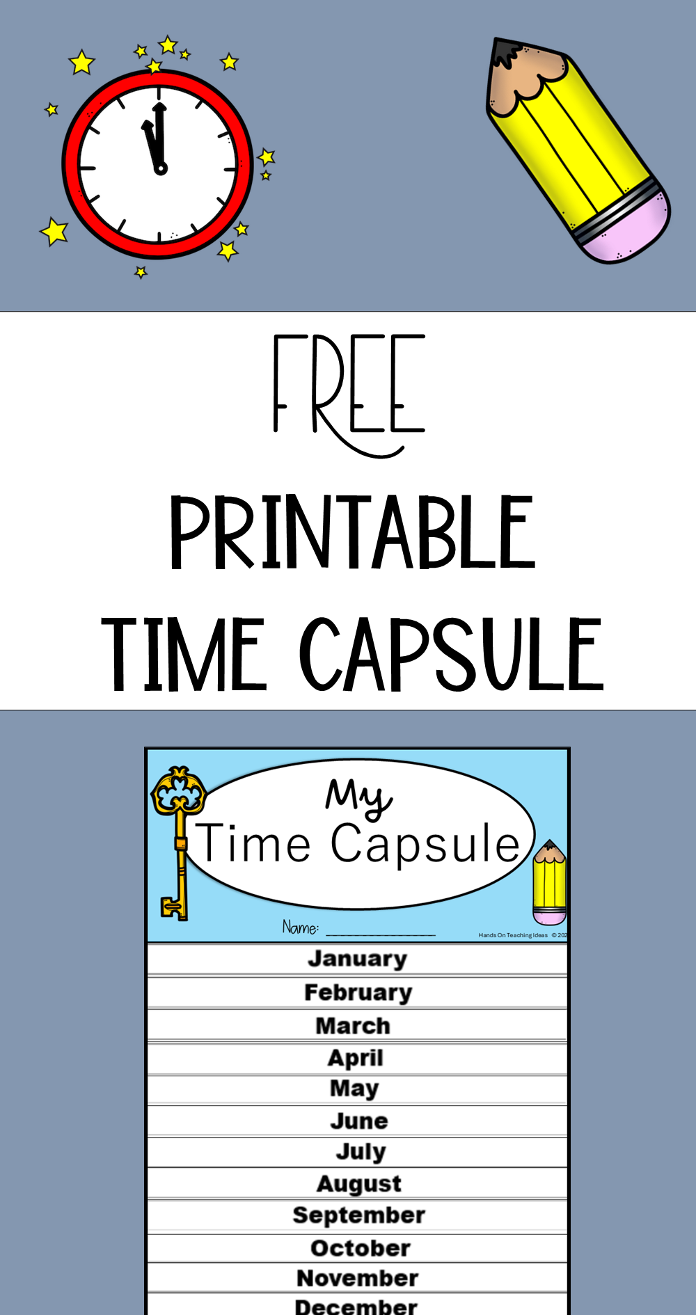 Free Printable Time Capsule