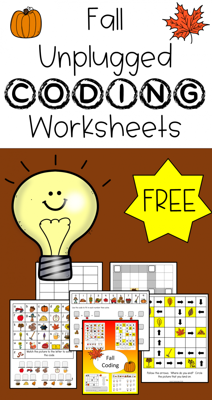 Free Unplugged Coding Activities for Fall