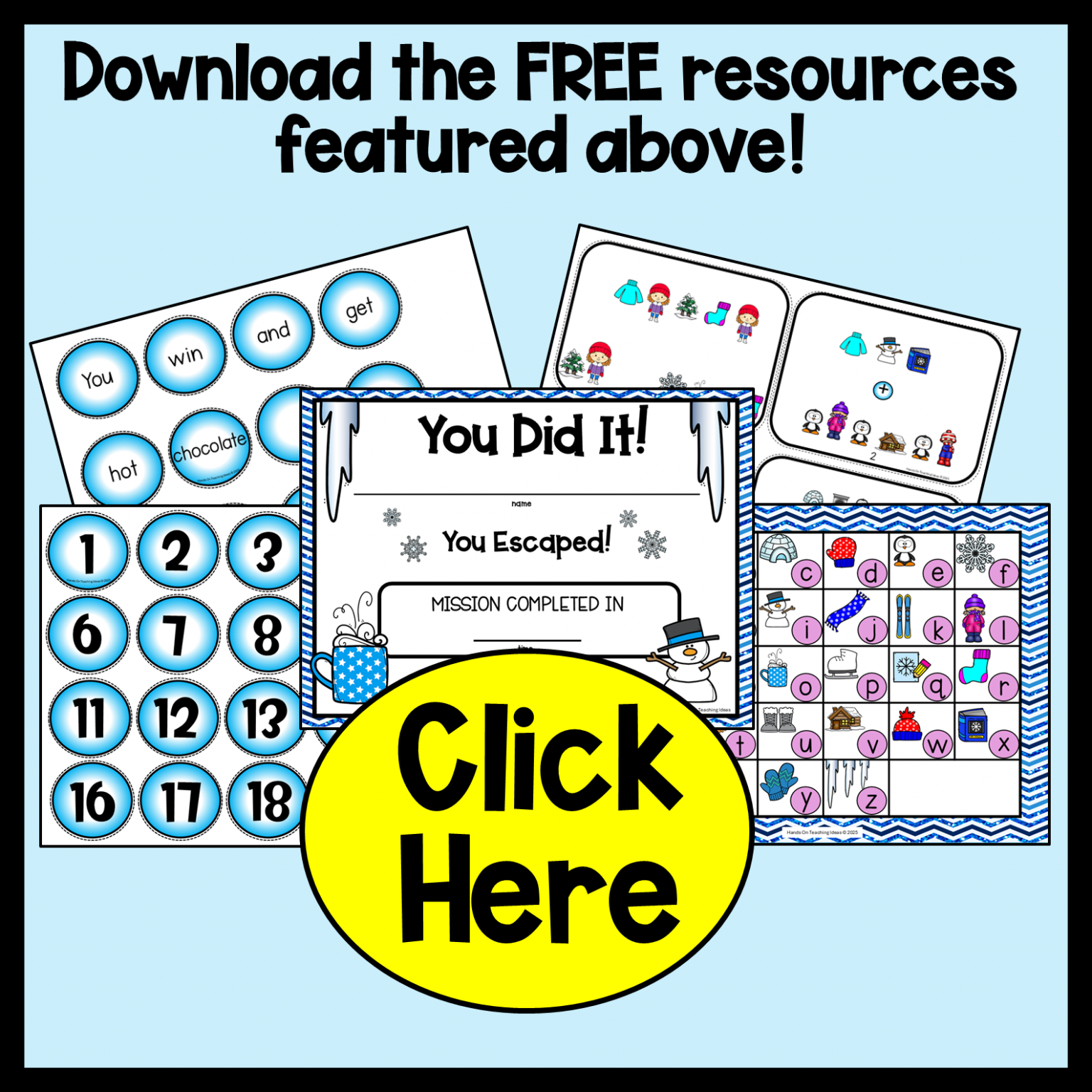 Free Winter Escape Room Game