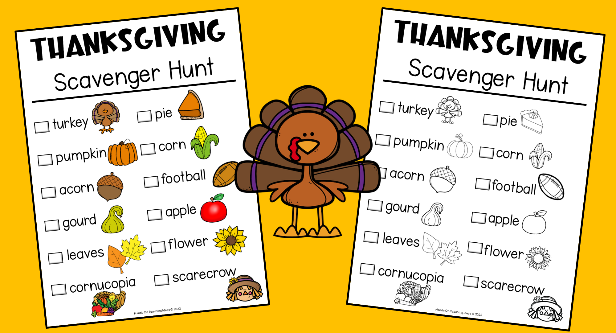 Best Free Thanksgiving Scavenger Hunt (Printable)