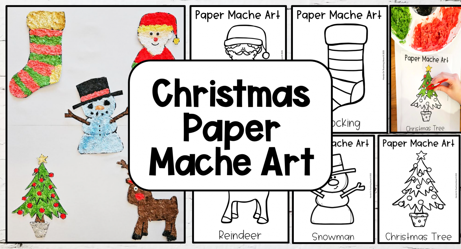 christmas paper mache Archives - Hands-On Teaching Ideas