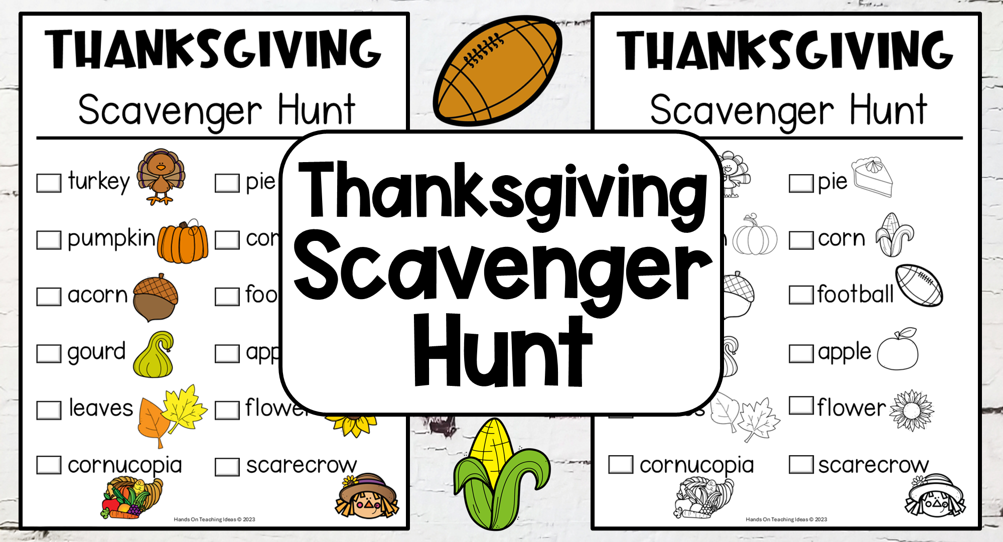 Best Free Thanksgiving Scavenger Hunt (Printable)