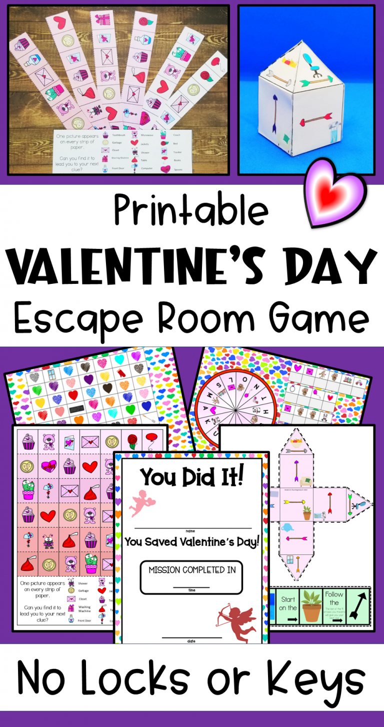 Valentines Escape Room for Kids