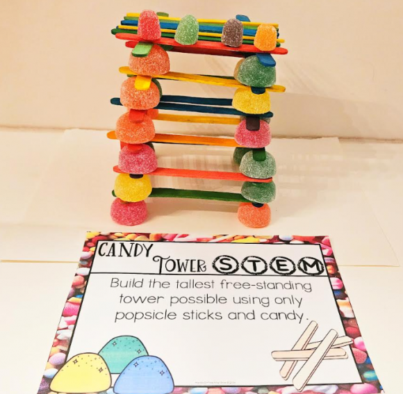 Best Candy STEM Challenge + Free Task Card