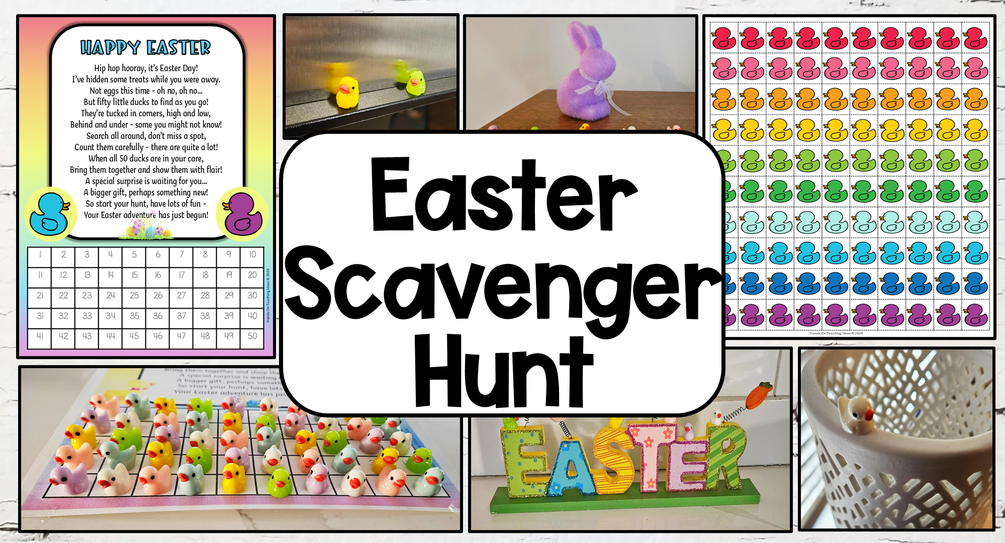Free Easter Scavenger Hunt for Kids